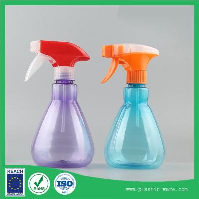 China Supply 350ml PET spray gun water bottles  watering can for garden flower or greens for sale