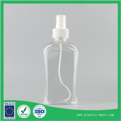 China clear plastic cosmetic containers empty plastic pump bottles 250ml plastic bottle for sale