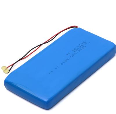 China Rechargeable Lithium Polymer Battery Pack 11.1V 5.7Ah with 500 Times Cycle Life for Heating Plate for sale