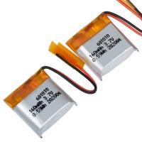 China Small Size 601818 3.7V 160mAh Lithium Polymer Battery with 500 Cycle Life for Digital Devices for sale