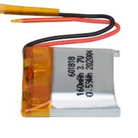 China 601818 3.7V 160mAh Lithium Polymer Battery with 500 Cycle Life for Digital Devices for sale