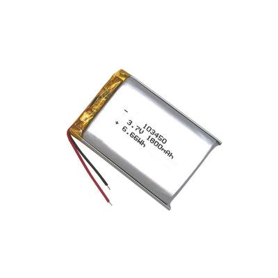 China 103450 2000mAh 3.7V KC Approved Li Polymer Battery Pack Rechargeable Lithium Polymer Battery for sale