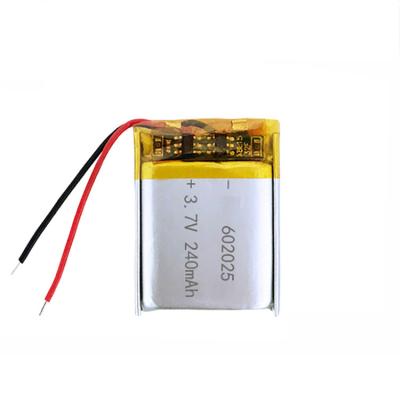 China 500 Cycles 3.7V 250mAh KC Certified Lithium Polymer Battery for Long-Lasting Power for sale