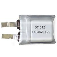 China KC Certification 501012 45mAh Li Polymer Battery for Earphones and Smart Devices for sale