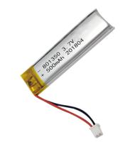 China 801350 3.7V 500mAh Lithium Polymer Battery with KC CB Certification for TWS Earbuds and Smart Devices for sale