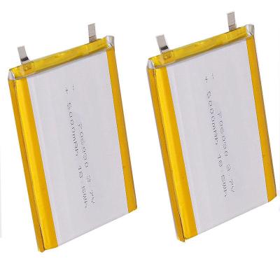 China High Capacity 3.7V 5000mAh Lithium Ion Polymer Battery with 500 Cycle Life for Digital Products for sale