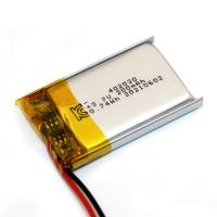 China 3.7V 200mAh Lithium Polymer Battery KC UN38.3 Certified with 500 Times Cycle Life for sale