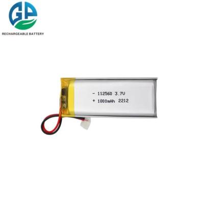 China ISO9001 Certified 3.7V 1800mAh Lithium Polymer Battery Pack with 500 Cycle Life for sale