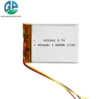 China Rechargeable 3.7V 450mAh 403040 Lithium Polymer LiPo Battery for Beauty Devices for sale