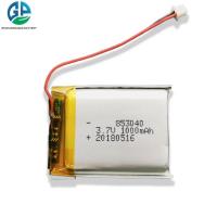 China KC 803040 3.7V 1000mAh Lithium Polymer Battery with 500 Cycles Rechargeable LiPo Battery Pack for sale