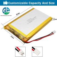 China IEC62133 Certified 10000mAh Custom Li Polymer Rechargeable Lipo Battery 3.7V for Beauty Devices for sale