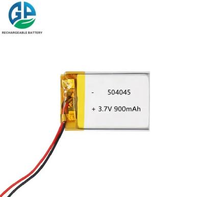 China 3.7V 900mAh 504045 Size Lithium Polymer Battery LiPo Battery Pack for Beauty Devices for sale