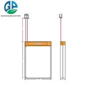 China 3.7V 900mAh 504045 Size Lithium Polymer Battery LiPo Battery Pack for Beauty Devices for sale