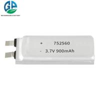 China 3.7V 900mAh Lithium Polymer Battery with Long Cycle Life and Dual IC Protection for sale