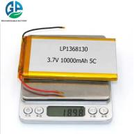 China 1368130 3.7V 10Ah 500times Cycle Life Lithium Polymer Battery Rechargeable LiPo Battery for Electric Car for sale