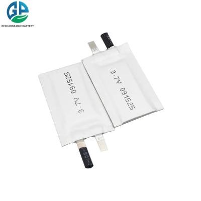 China Ultra Thin 3.7V 15mAh Rechargeable Lithium Polymer Battery LiPo Battery Pack for sale