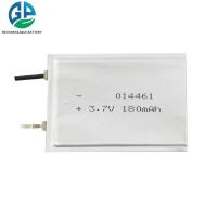 China CE KC Approved 3.7V 180mAh Ultra Thin Lithium Polymer Battery for E Card for sale