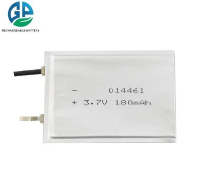 China CE KC Approved 3.7V 180mAh Ultra Thin Lithium Polymer Battery for E Card for sale