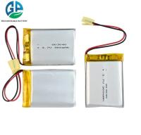 China High Capacity 1000mAh 3.7V Lithium Polymer Battery with 500 Cycles Rechargeable LiPo Battery for sale