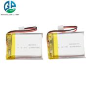 China High Capacity 1000mAh 3.7V Lithium Polymer Battery with 500 Cycles Rechargeable LiPo Battery for sale