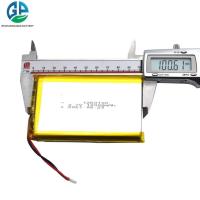 China High Capacity 10000mAh 3.7V Lithium Polymer Battery with 500 Cycle Life for Digital Devices for sale