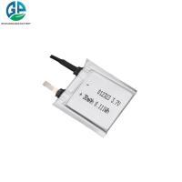 China 3.7V 30mAh KC Certificated Li Ion Rechargeable Battery for Electronic and Medical Devices for sale