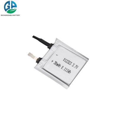 China 3.7V 30mAh KC Certificated Li Ion Rechargeable Battery for Electronic and Medical Devices for sale