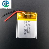 China KC Certificated 3.7V 95mAh Lithium Ion Polymer Rechargeable Lipo Battery Pack for sale