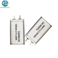 China 3.7V 1200mAh 25C Discharge Rate IEC62133 UL Approved Lithium Polymer LiPo Rechargeable Battery Pack for sale