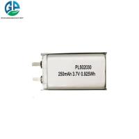 China 502030 Size 3.7V 250mAh Lithium Polymer Battery Pack Rechargeable LiPo Battery for sale