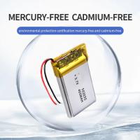 China 3.7V 400mAh 502035 Lithium Polymer Battery Rechargeable Li-Polymer Battery Pack for sale