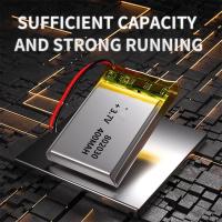 China 3.7V 400mAh 802030 Lithium Polymer Battery Rechargeable LiPo Battery Pack for sale