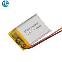 China KC Lipo Lithium Polymer Battery Pack 552535 3.7V 400mAh with 500 Times Cycle Life and PCM for sale