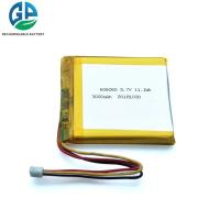 China Ul Certified 606060 Rechargeable Li Polymer Battery 3.7v 3000mah for sale