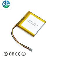 China UL Certified 606060 Rechargeable Li Polymer Battery 3.7V 3000mAh for Digital Products for sale
