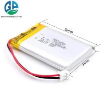 China 703450 3.7v Rechargeable Li Ion Polymer Battery With Pcm for sale