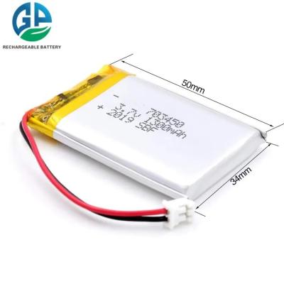 China 703450 3.7v Rechargeable Li Ion Polymer Battery With Pcm for sale