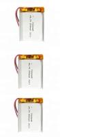 China 3.7V 800mAh Lithium Polymer Battery Pack with 500 Times Cycle Life Rechargeable LiPo Battery for sale