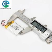 China 3.7V 800mAh Lithium Polymer Battery Pack with 500 Times Cycle Life Rechargeable LiPo Battery for sale