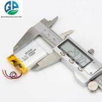 China 3.7V 800mAh Lithium Polymer Battery Pack with 500 Times Cycle Life Rechargeable LiPo Battery for sale