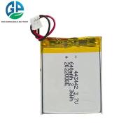 China UN38.3 Certified 3.7V 640mAh Lithium Polymer Battery Pack - Rechargeable LiPo Battery for Digital Devices for sale