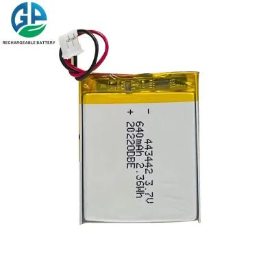 China UN38.3 Certified 3.7V 640mAh Lithium Polymer Battery Pack - Rechargeable LiPo Battery for Digital Devices for sale