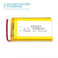 China 4000mAh 3.7V High Power Lithium Polymer Battery Rechargeable LiPo Battery for sale