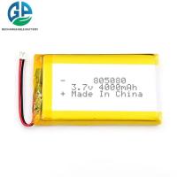 China 4000mAh 3.7V High Power Lithium Polymer Battery Rechargeable LiPo Battery for sale