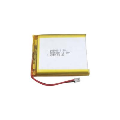 China 955565 High Capacity 5000mAh 3.7V Lithium Polymer Battery with 500 Cycles for Digital Products for sale
