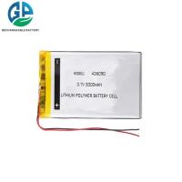 China High Discharge 3.7V 3000mAh Lithium Polymer Battery Rechargeable Lipo Battery for sale
