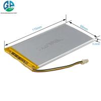 China 6062114 3.7V 4500mAh Lithium Ion Polymer Battery Pack with 500 Times Cycle Life Li Poly Rechargeable Battery for sale
