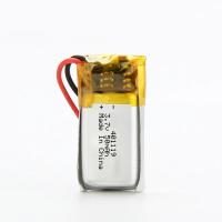 China 401119 Rechargeable Lithium Ion Battery Pack 3.7V 50mAh with 500times Cycle Life Li Ion Polymer Battery for sale