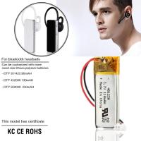 China 3.7V 100mAh Slim Lipo Battery with 500 Times Cycle Life for Beauty Devices for sale