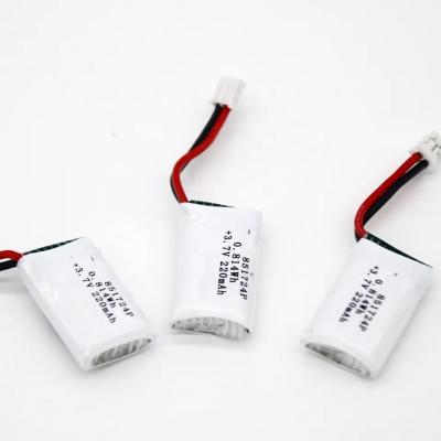 China 851724 Rechargeable Lipo Lithium Polymer Battery 3.7V 220mAh 20C for Beauty Devices for sale
